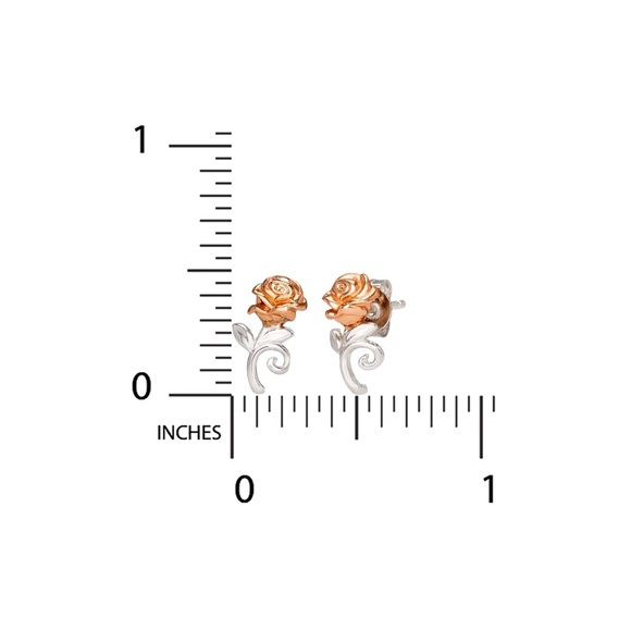 Disney | Jewelry | Enchanted Beauty And The Beast Belle Rose Set | Poshmark